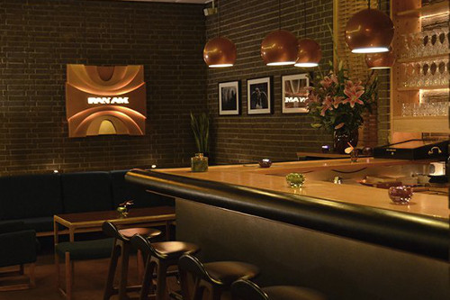 Retroambiente in der Berliner PanAm Lounge