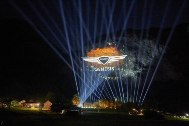 Automarke Genesis inszeniert Europa-Start mit 3D-Projektion