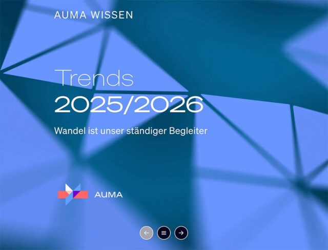 AUMA identifiziert die Trends der deutschen Messewirtschaft