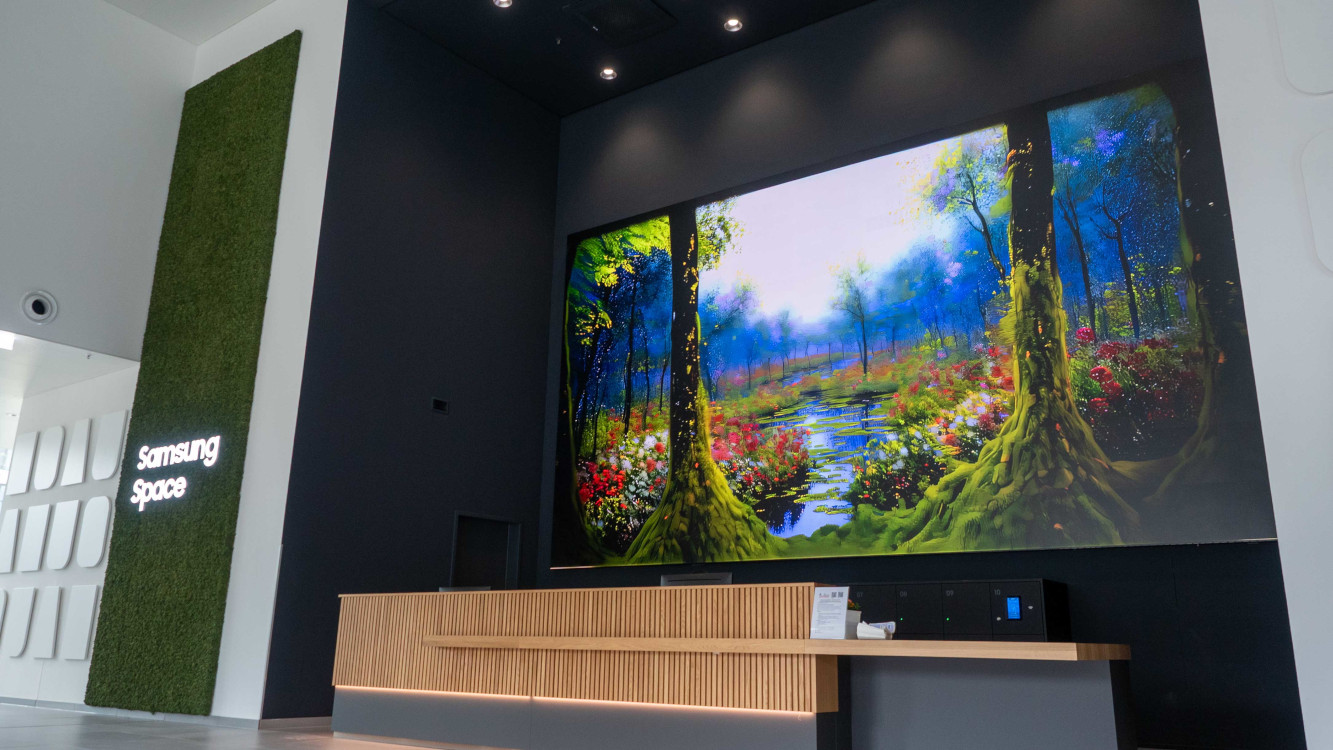 Code of Nature: Kunstinstallation mit Samsung The Wall