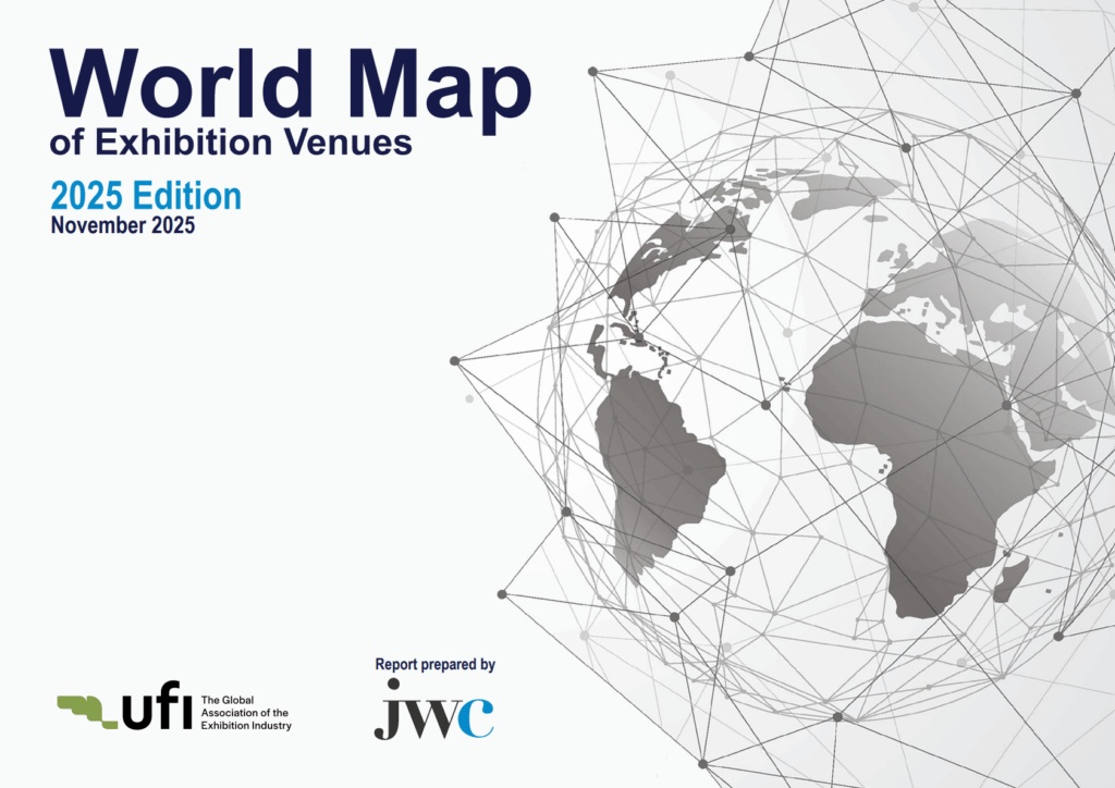 World Map of Exhibition Venues: UFI legt Ausgabe 2025 vor