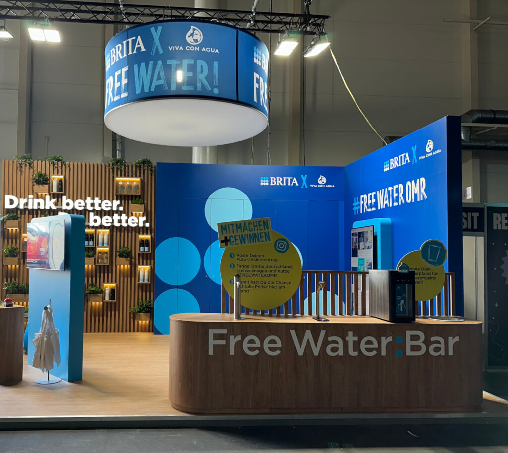 Free Water: Brita inszeniert sich bei der OMR 2026